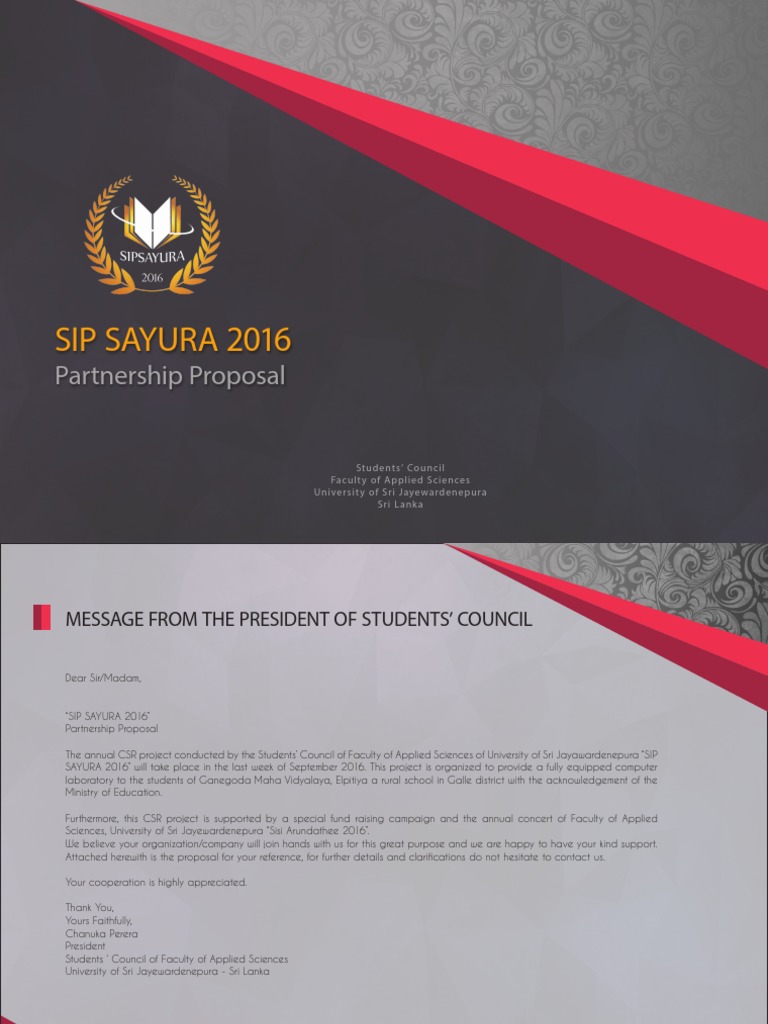 Sip Sayura Project Proposal 2016 | PDF