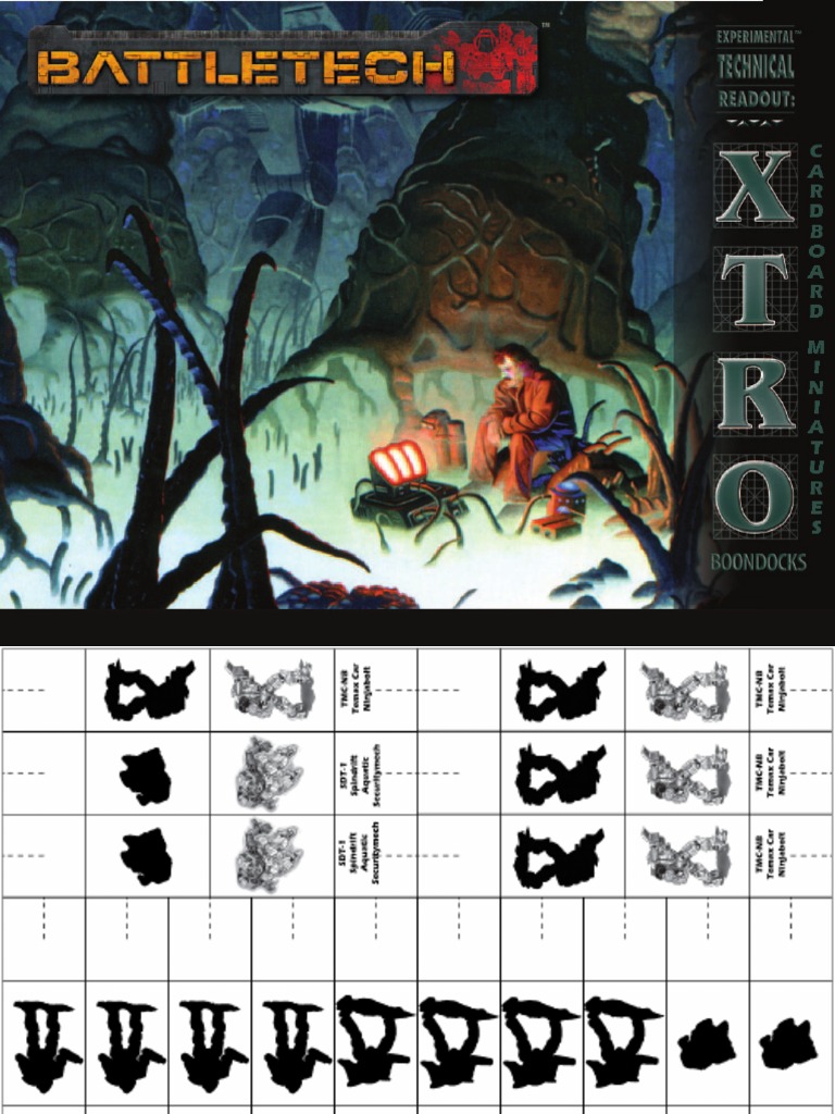 BattleTech - Experimental Technical Readout - Boondocks - Cardboard ...