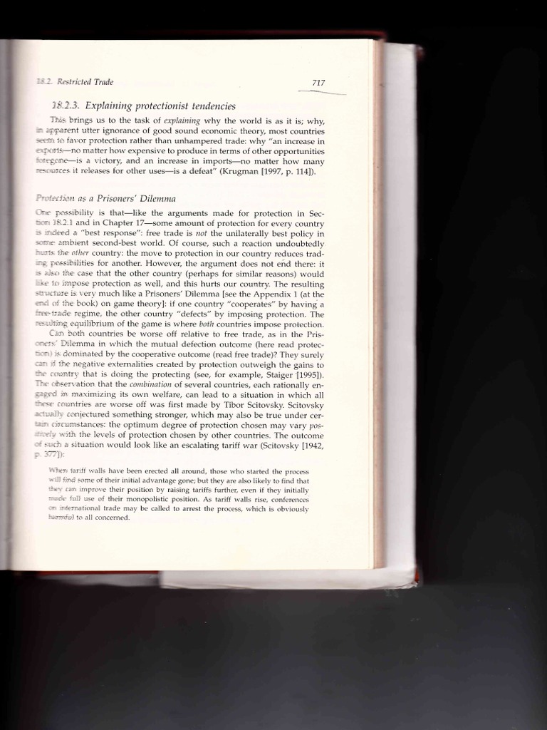 Debraj Ray Restricted Trade | PDF | Free Trade | Public Economics