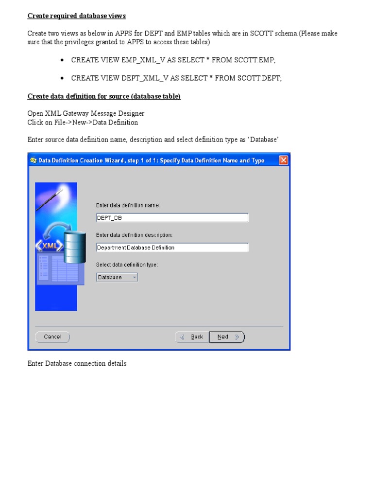 Hands On Training Document For XML Gateway Outbound Message | PDF | Xml ...