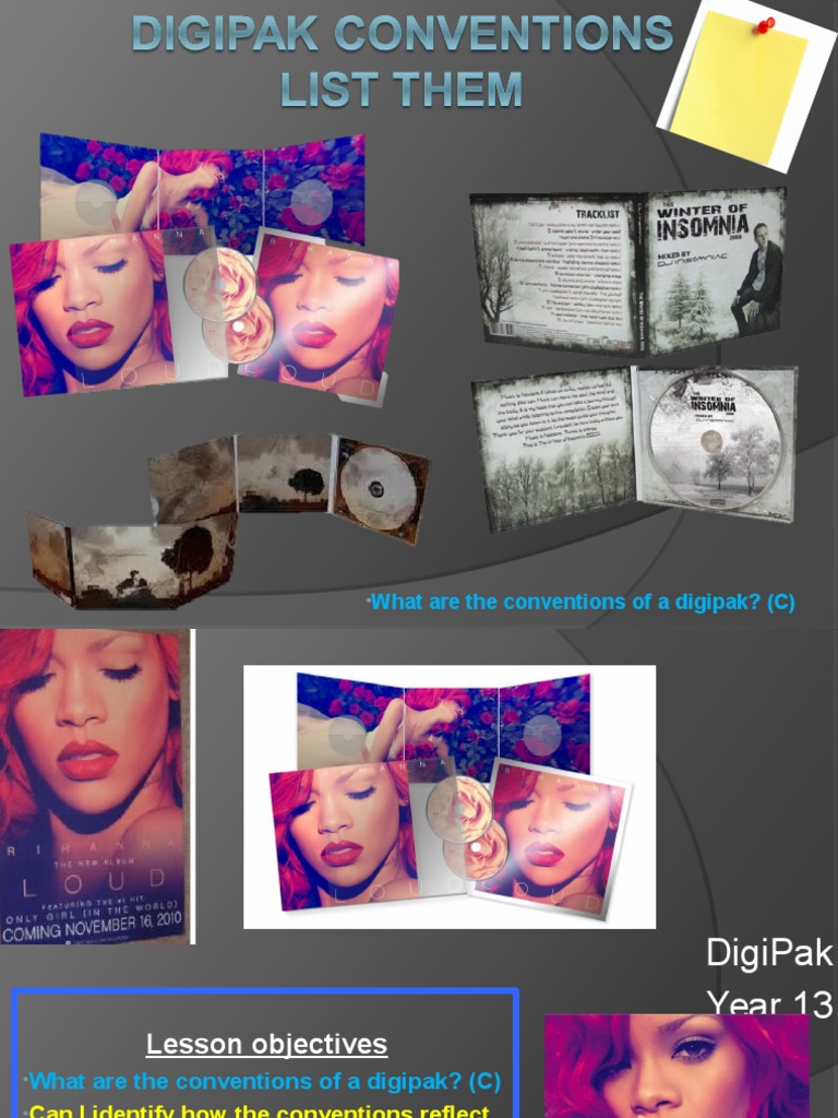 What Are The Conventions of A Digipak? (C) | PDF