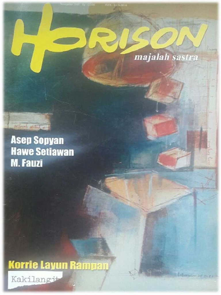 Korrie Layun Rampan, Ulasan, Proses Kreatif, Dan Riwayat | PDF