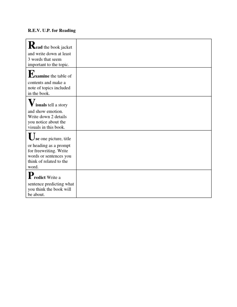 Rev Up For Reading | PDF
