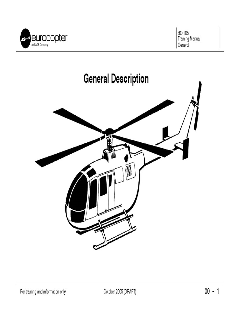 Bo 105 | PDF | Helicopter Rotor | Airspeed