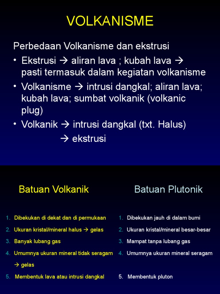Vulkanisme | PDF