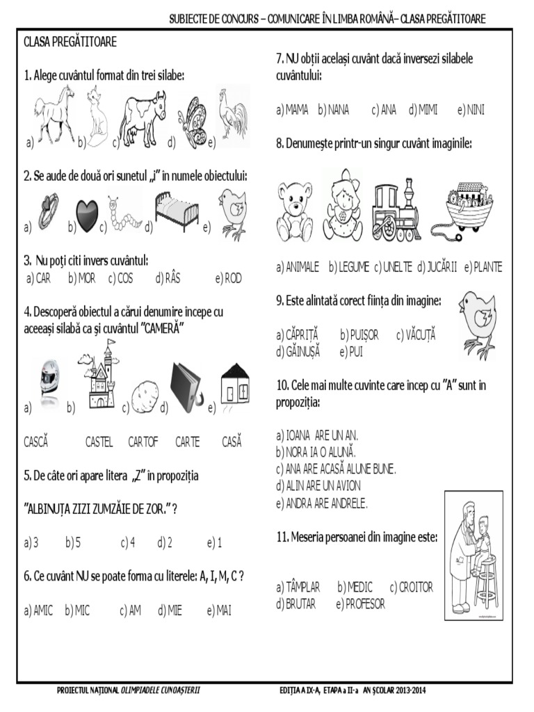 subiecte limba romana clasa pregatitoare.pdf