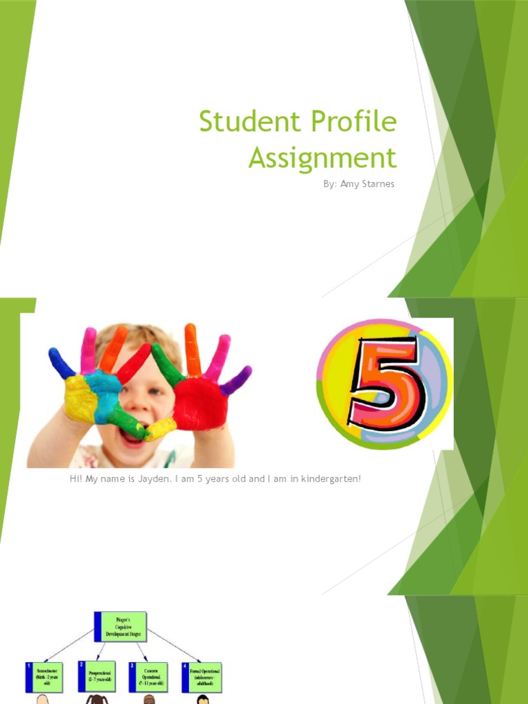 Kindergarten Student Profile Example | PDF