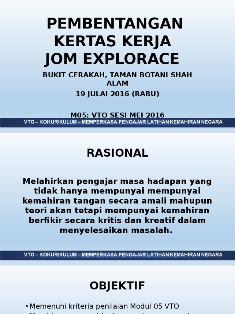 Pembentangan Kertas Kerja | PDF