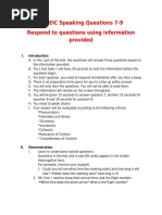OPIc Sample Questions | PDF
