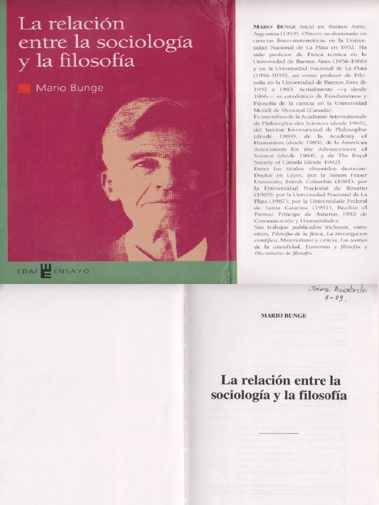 Sociologia y Filosofia | PDF