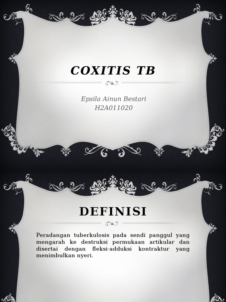Coxitis TB | PDF