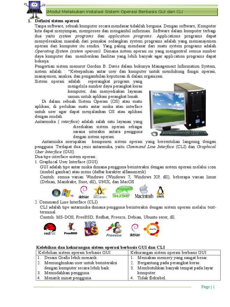 Modul So Gui Dan Cli | PDF