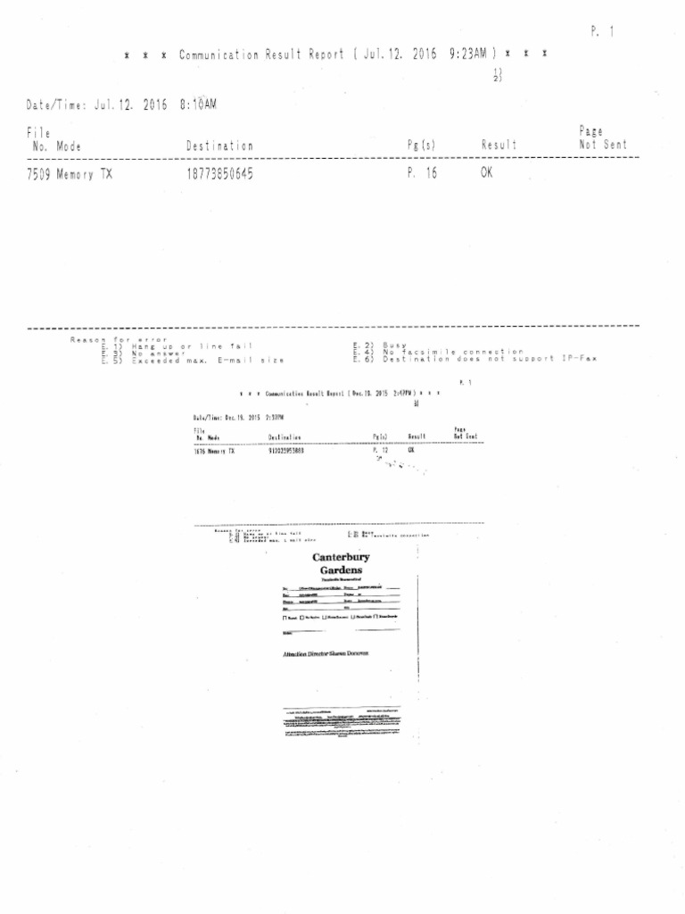Confirmation of Sf181 Faxed To SSA Office of International Operations ...