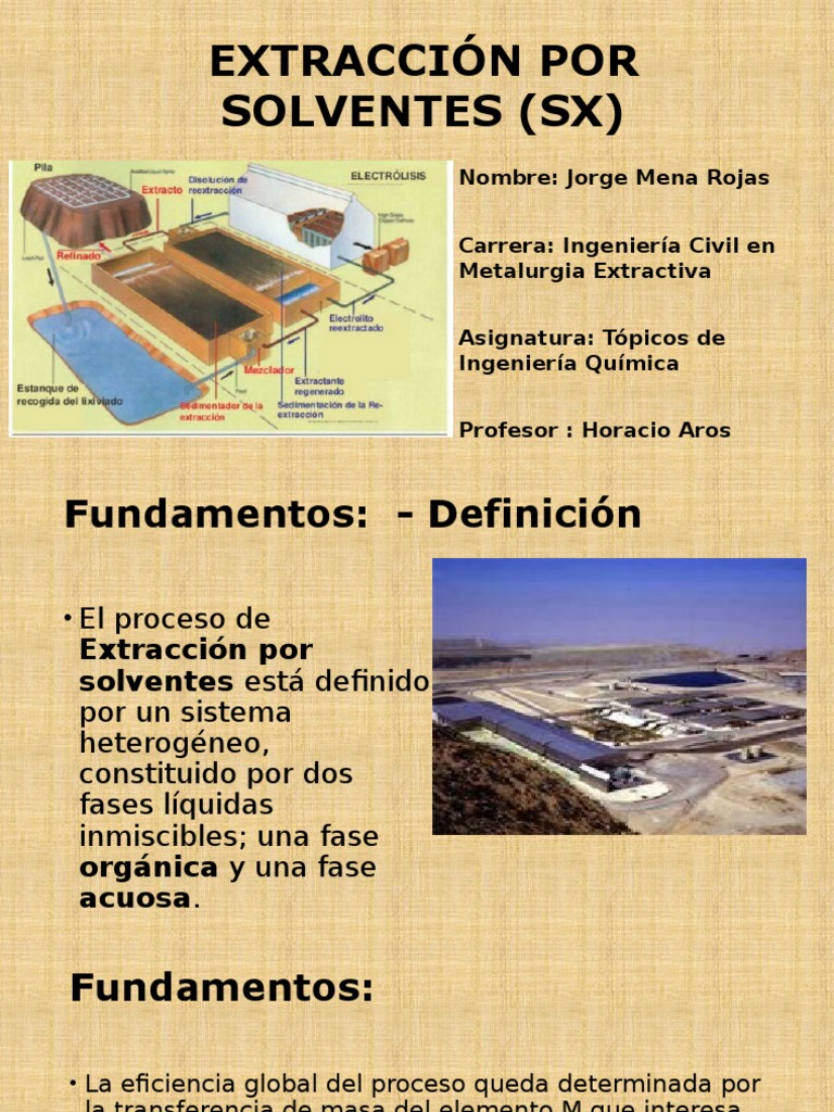 Extracción Por Solventes (SX) | PDF | Quelación | Cobre