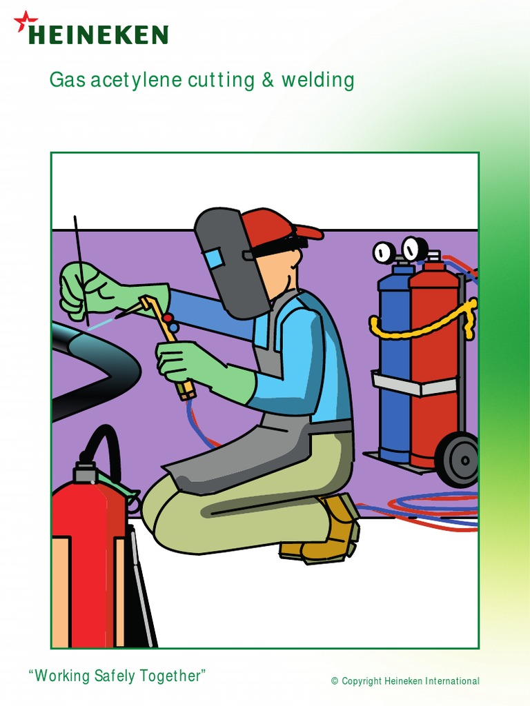 Gas Acetylene Cutting and Welding - Safety Card A4 Size - Template For ...