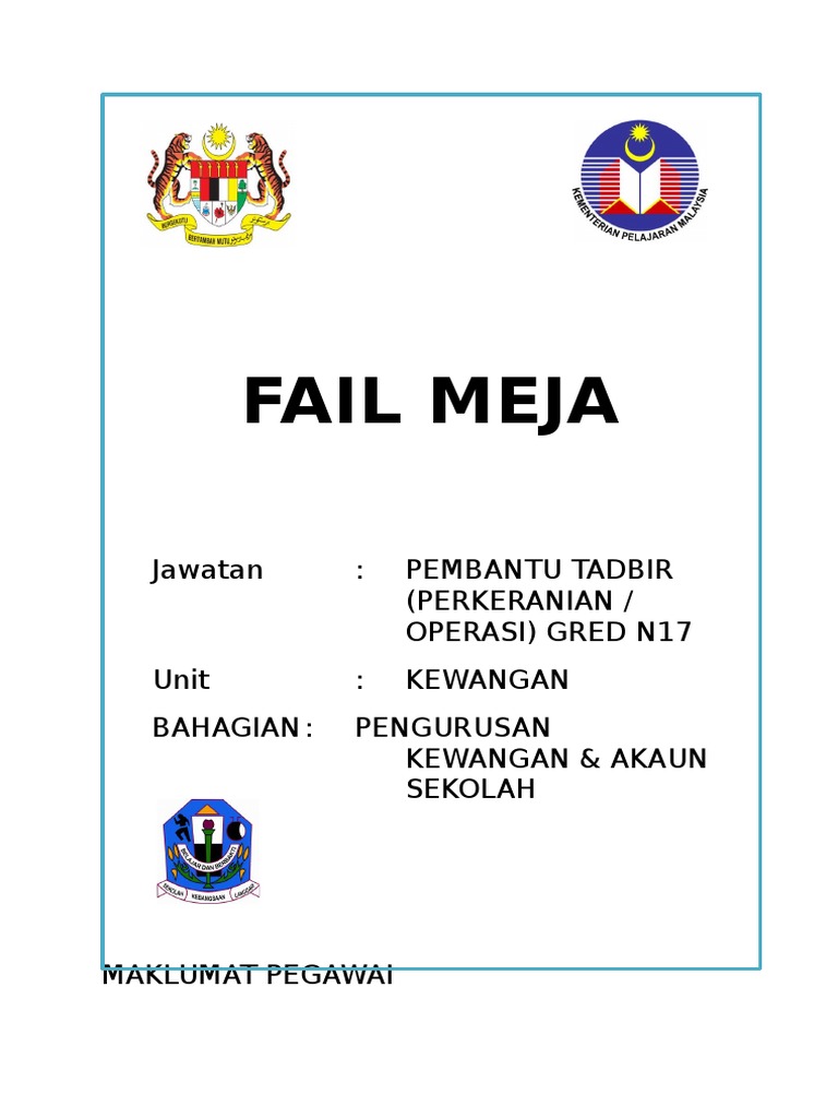 Fail Meja PT & Po | PDF