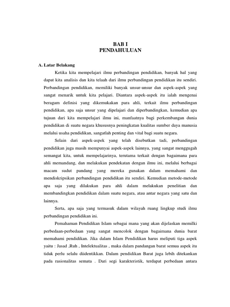 Makalah Perbandingan Pendidikan Islam | PDF | Karier & Perkembangan