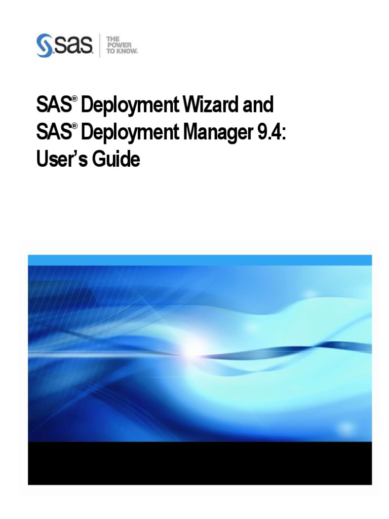 SAS Deployment Wizard | PDF | Installation (Computer Programs) | Sas ... SAS Deployment Wizard | PDF | Installation (Computer Programs) | Sas ...
