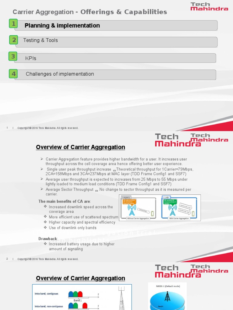 Carrier Aggregation | PDF | Duplex (Telecommunications) | Lte Advanced