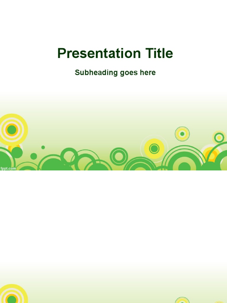 Presentation Title: Subheading Goes Here | PDF