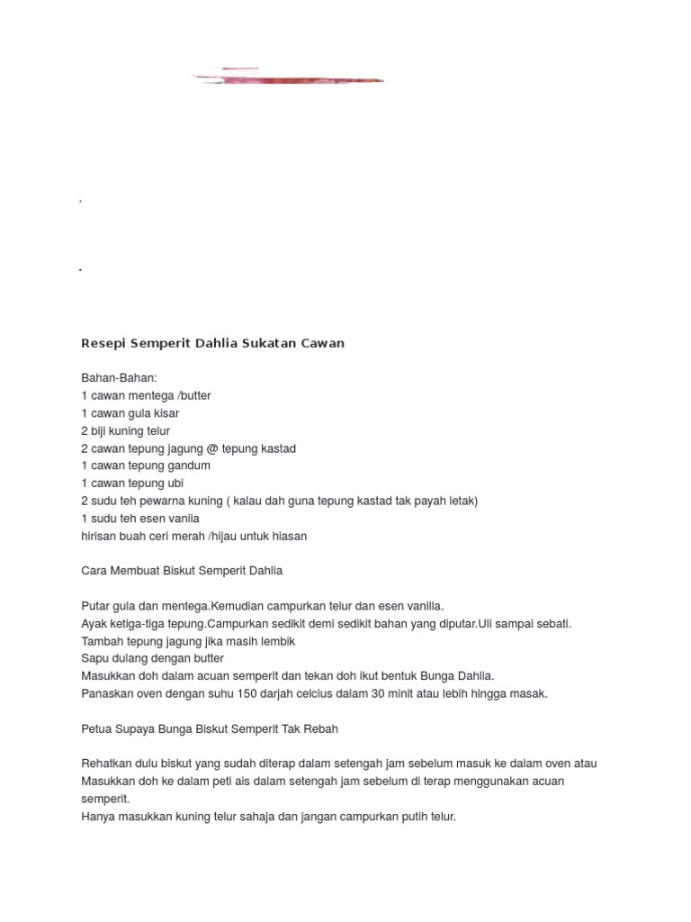 Resepi Kuih Raya Pdf