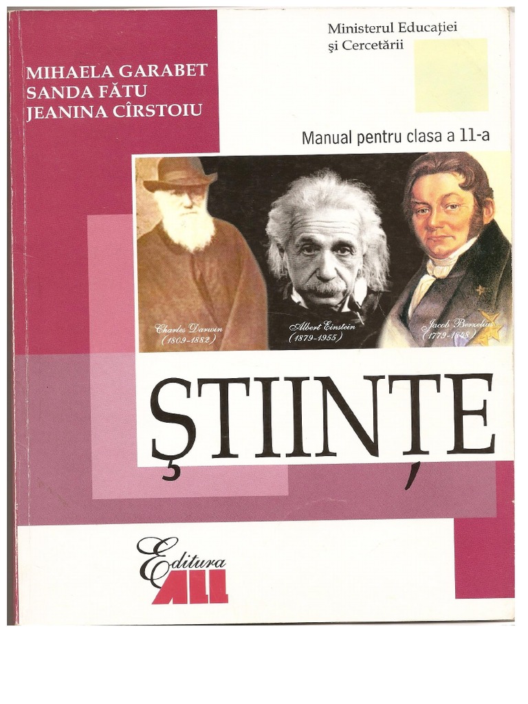 Manual Stiinte CL XI | PDF