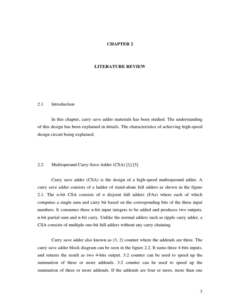 Carry Save Adder | PDF | Digital Electronics | Computing