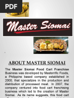 Master Siomai: Our Company | PDF | Franchising | Foods