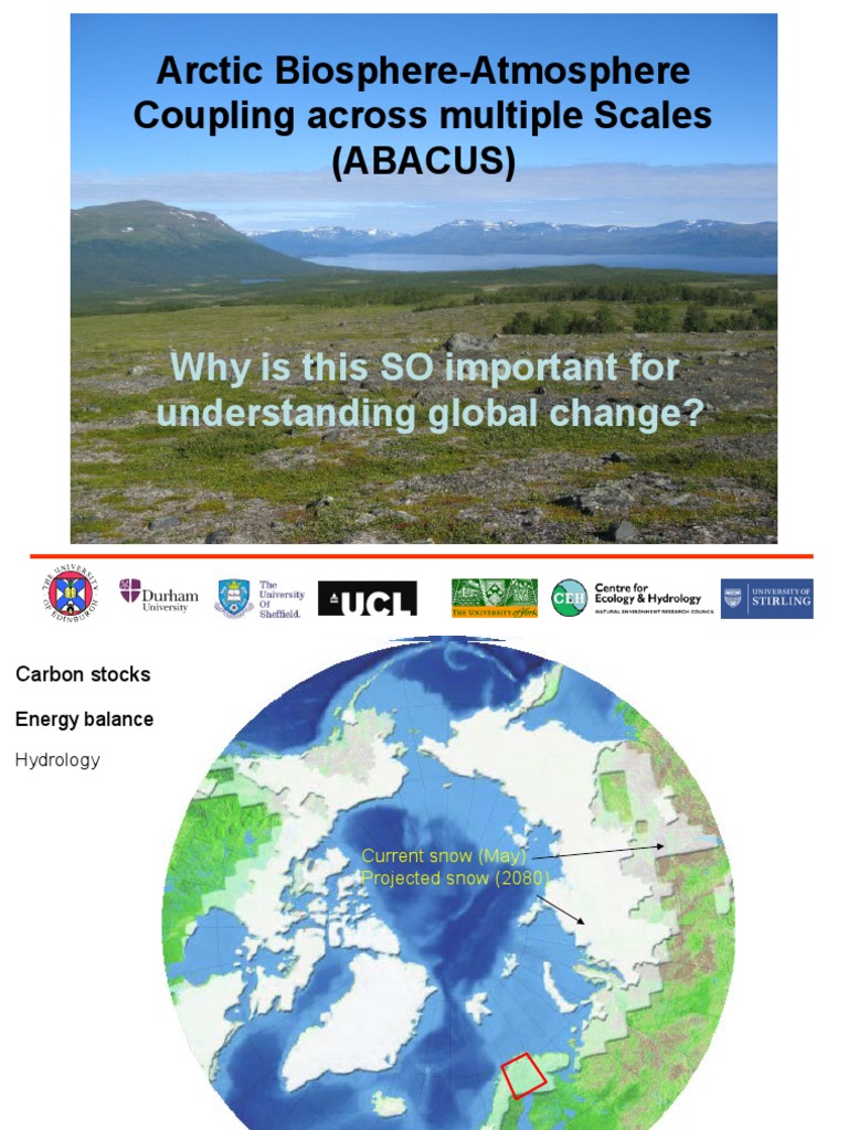 Arctic Biosphere-Atmosphere Coupling Across Multiple Scales (Abacus) | PDF