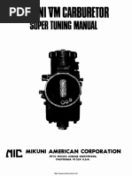 Mikuni BS34 Idle Circuit Tuning | PDF | Carburetor | Machines