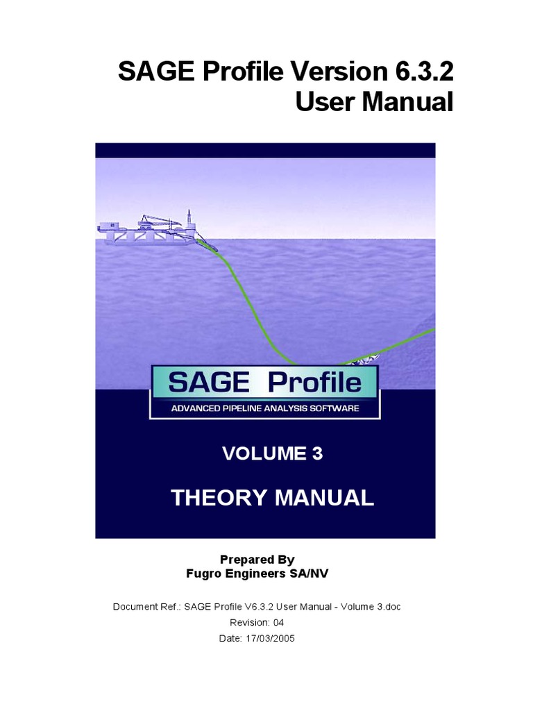 SAGE Profile V6.3.2 User Manual - Volume 3 | Download Free PDF | Stress ...