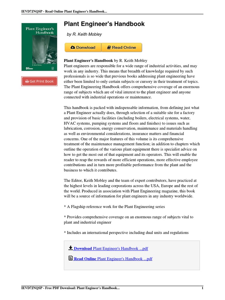 Plant Engineers Handbook Keith Mobley Ebook 41yjF6ADt9L | PDF | Feminism | Gender Studies