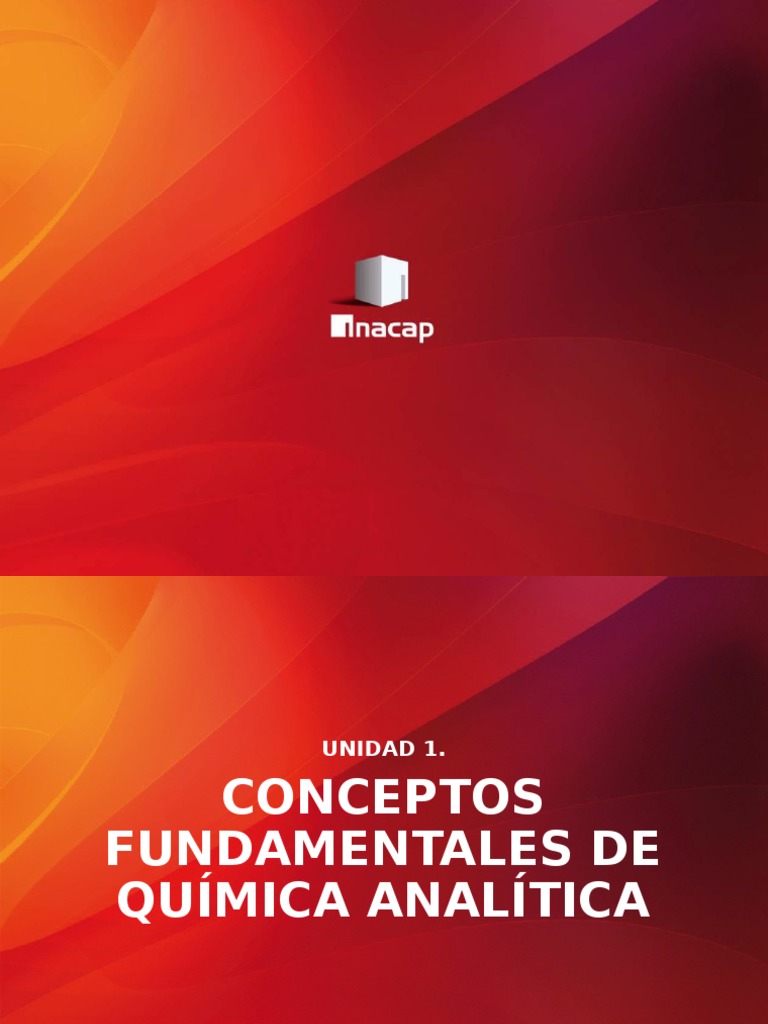 Unidad 1 Conceptos Fundamentales de Quimica Analitica | PDF | Química analítica | Medición