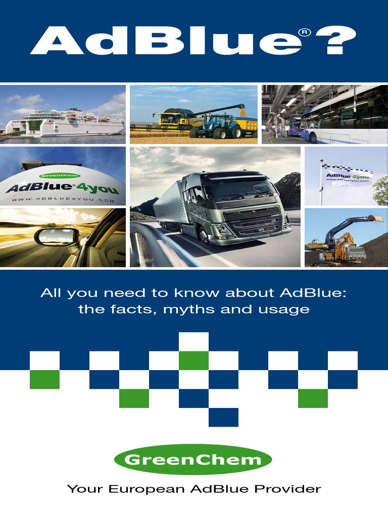 Ad Blue Booklet | PDF | Emission Standard | Urea