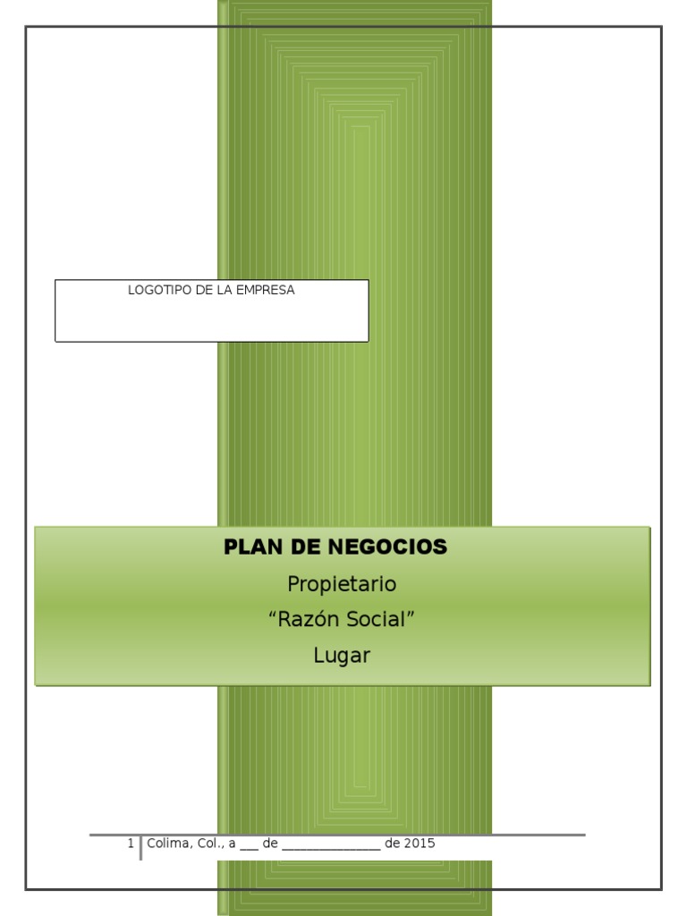 GUIA Plan de Negocios | PDF | Plan de negocios | Publicidad
