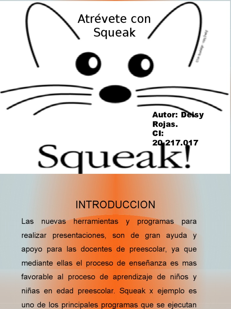 SQUEAK | PDF | Simulación | Constructivismo (filosofía de la educación)