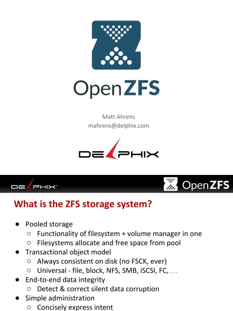 Openzfs Ieee | PDF
