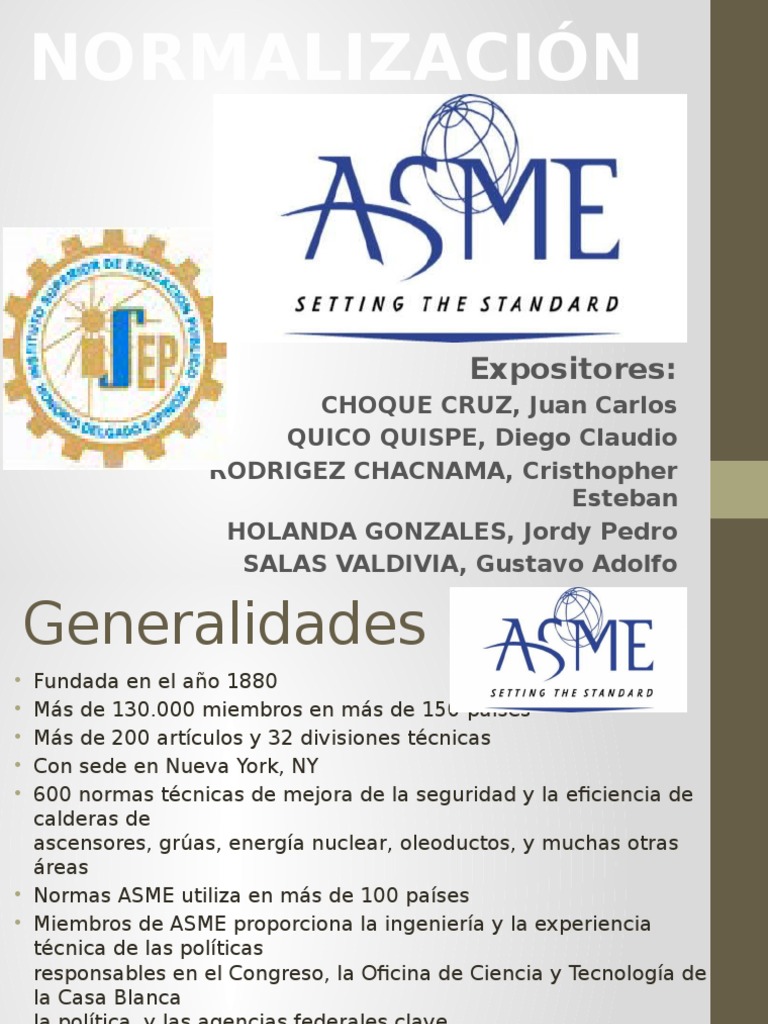 Certificacion ASME | PDF | Ciencia y Tecnología | Ingeniería