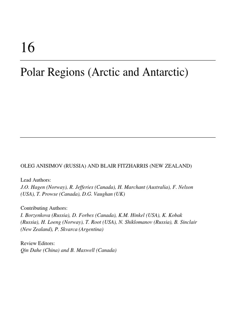 Arctic Versus Antartic | PDF