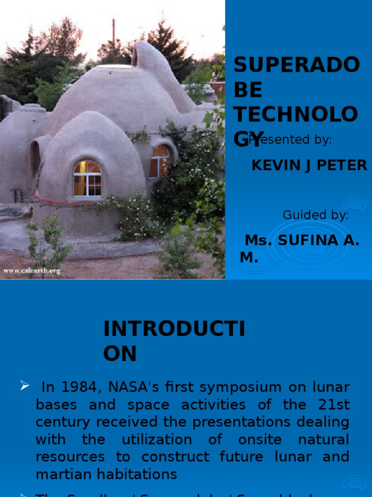 Presentation Superadobe | PDF | Engineering | Building Engineering