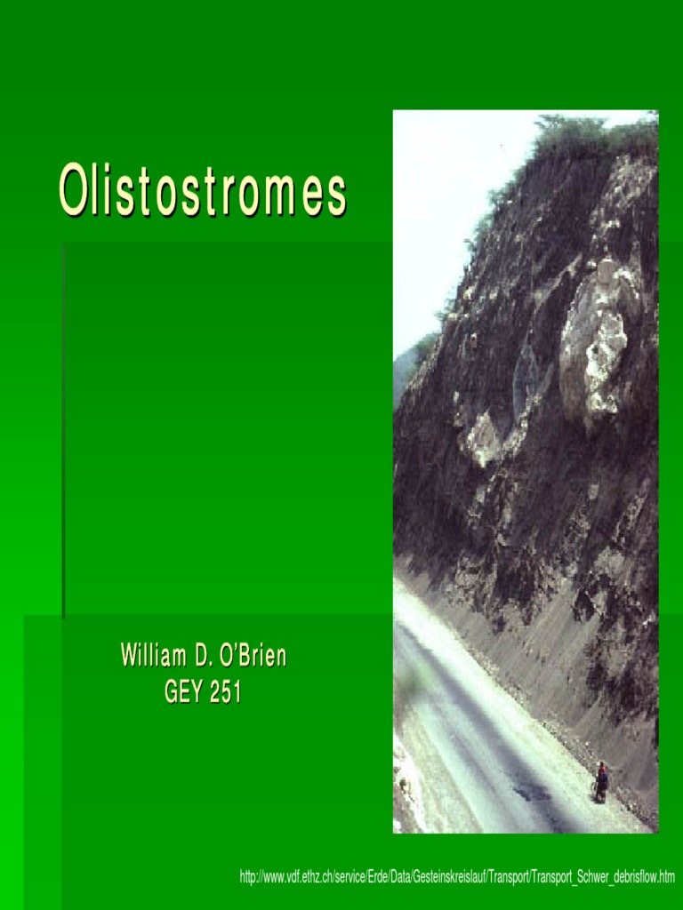 Olistostromes | Landslide | Petrology