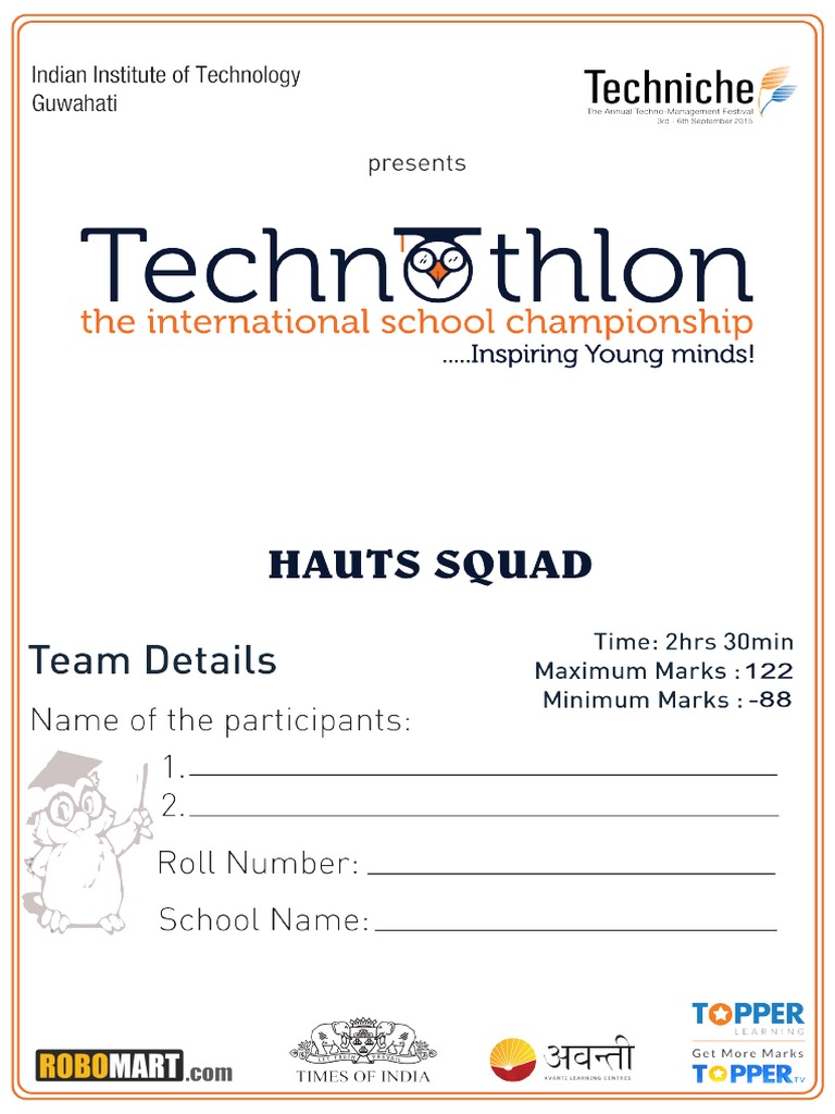 Technothlon 2015 HAUTS (En) | PDF | Business