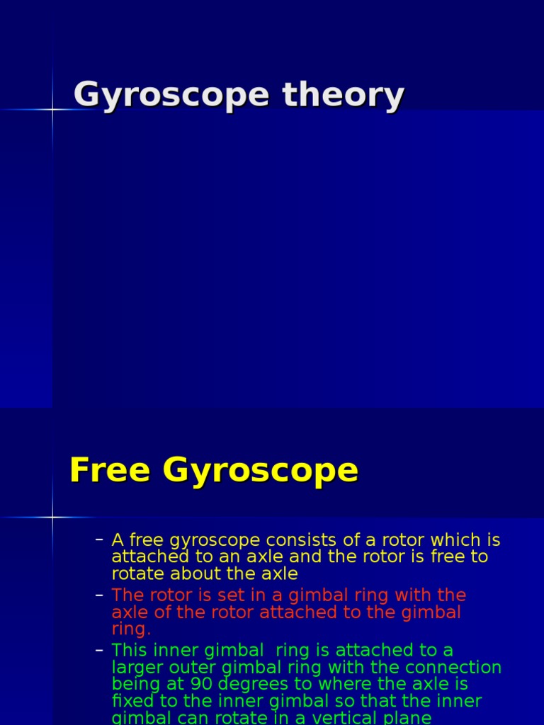 Free Gyroscope | PDF | Gyroscope | Rotation
