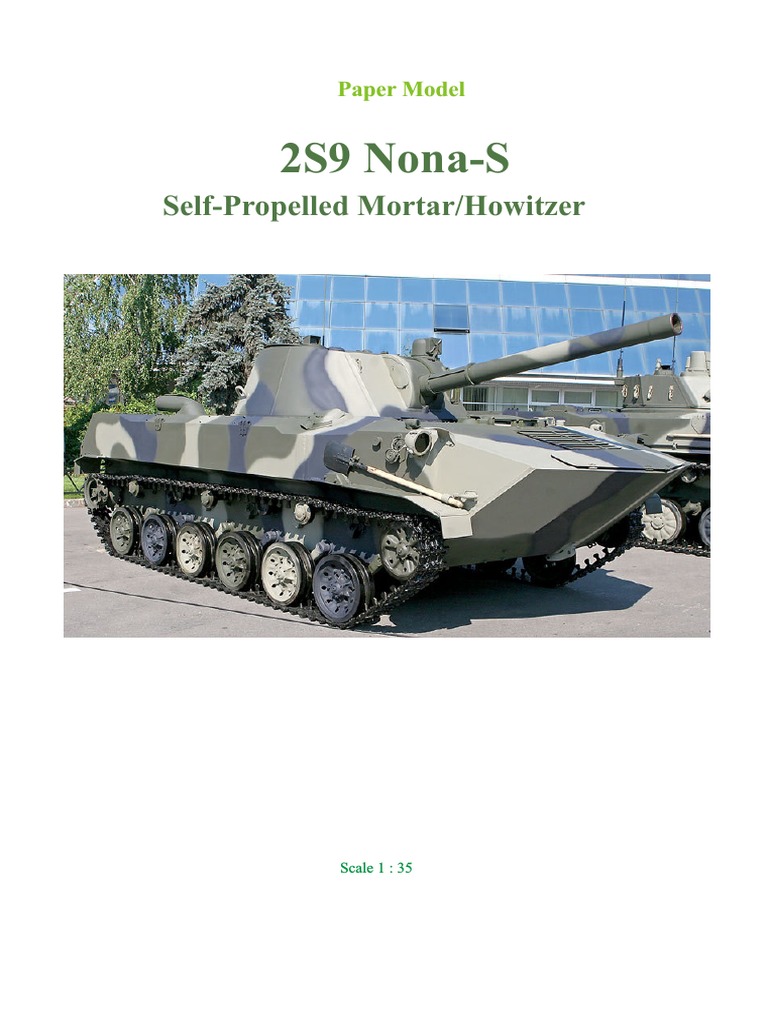 2S9 Nona-S: Self-Propelled Mortar/Howitzer | Download Free PDF ...