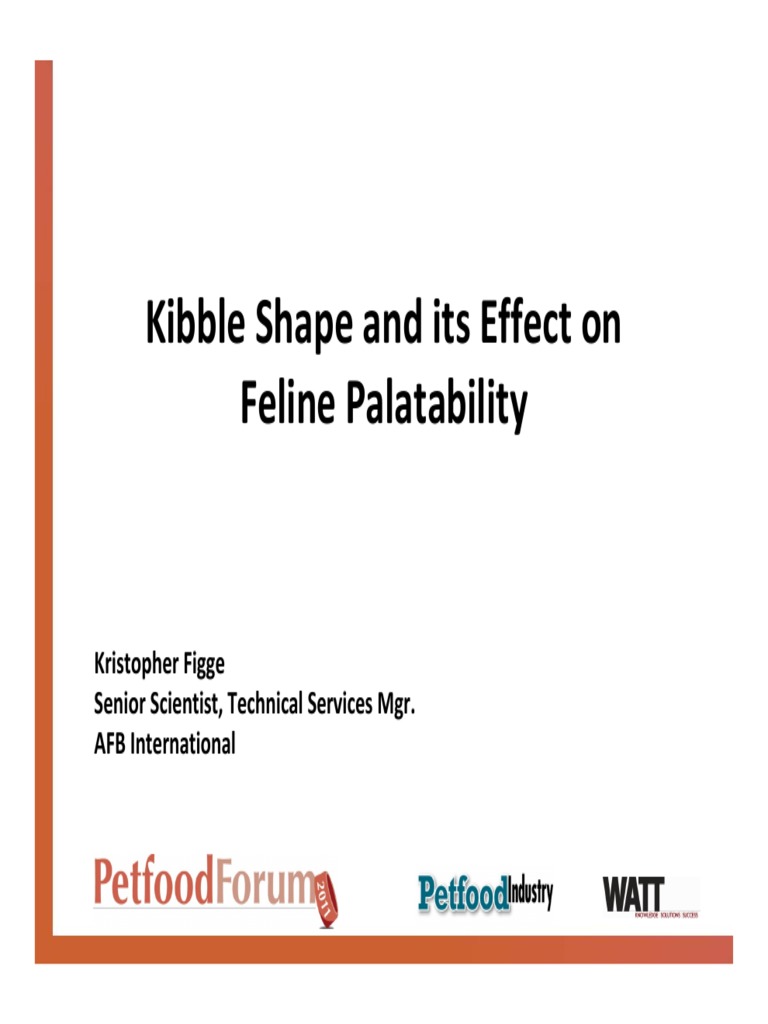 Kibble Shape and Its Effect On Feline Palatability | PDF | Cats | Foods