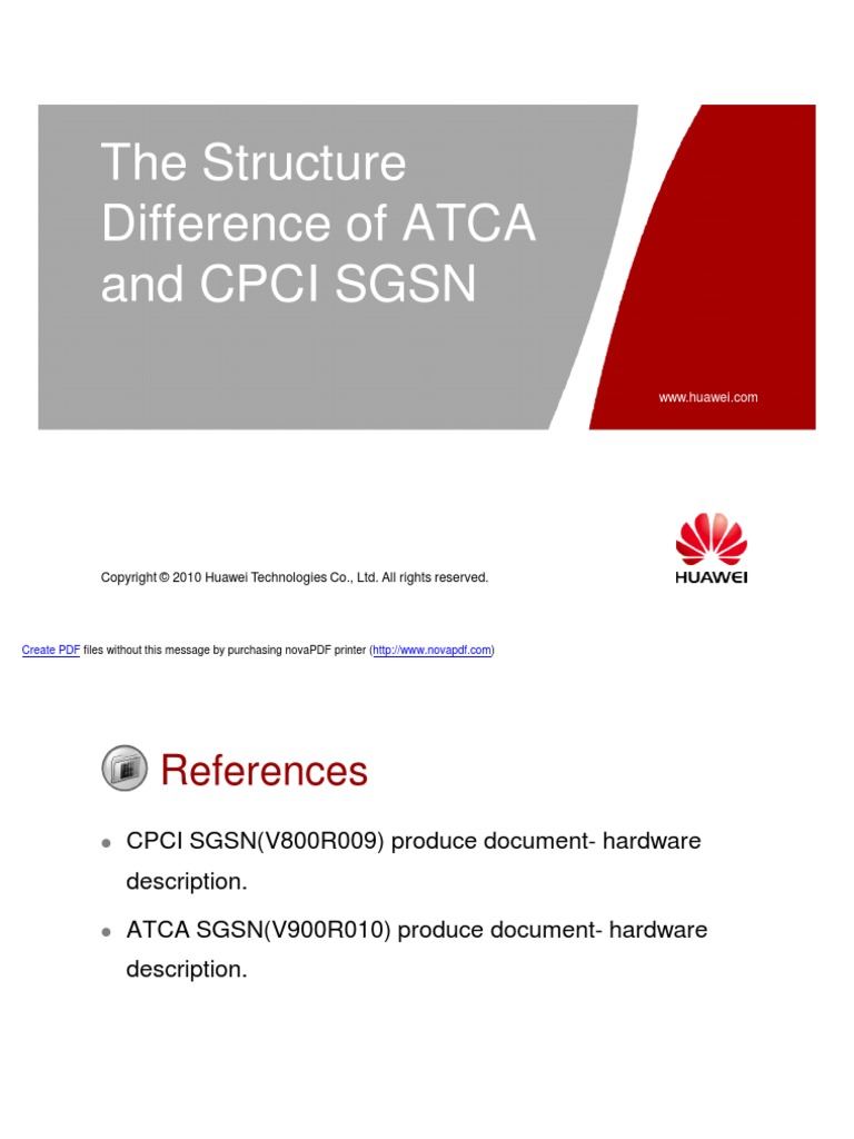 01 The Structure Difference of Atca and Cpci SGSN Issue1.00 (Duxiaoqin ...