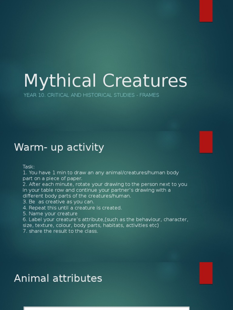 Mythical Creatures | PDF