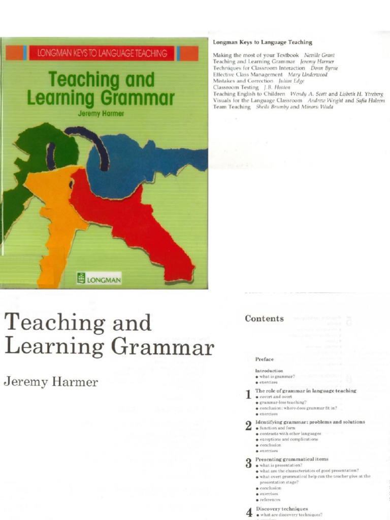 Teaching and Learning Grammar - Harmer | PDF