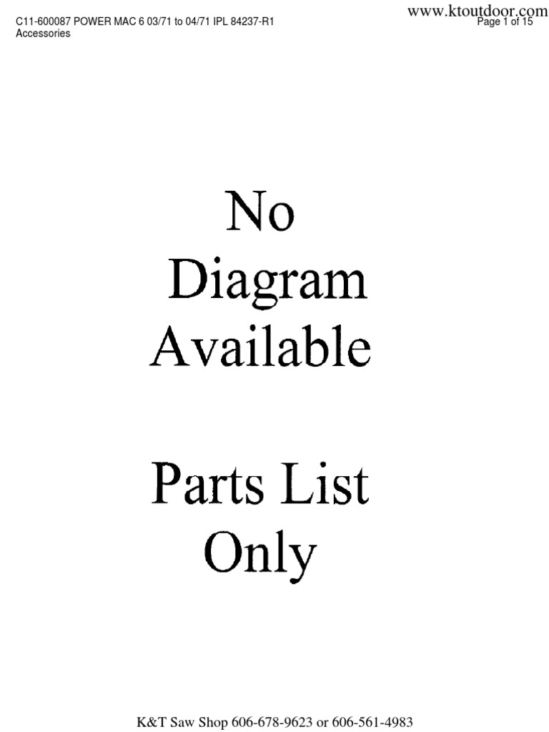 Mcculloch Power Mac 6 | PDF