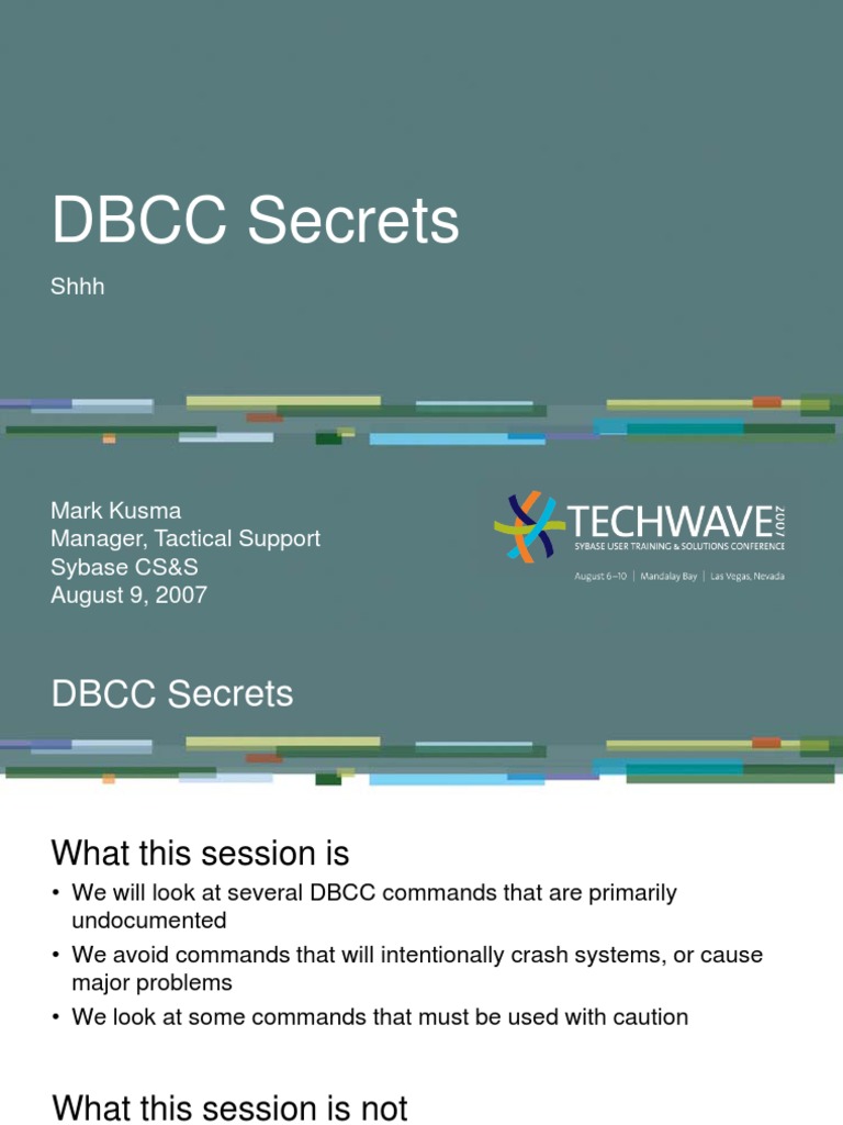Dbcc Secrets Database Index Databases Free 30 Day Trial Scribd